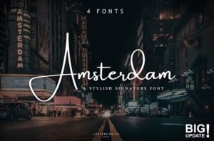 Amsterdam Font - FreeDaFonts