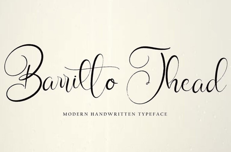 Baritto Jhead Font - FreeDaFonts