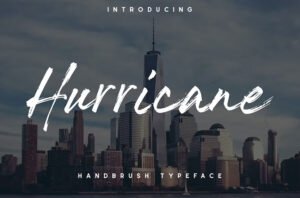 Hurricane Font - FreeDaFonts