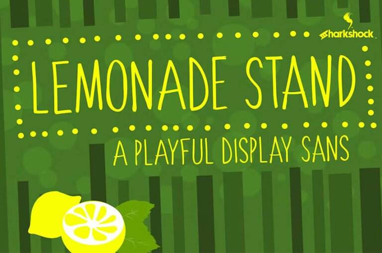 Lemonade Stand Font - FreeDaFonts