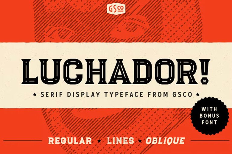 Luchador Font - FreeDaFonts