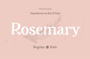 Rosemary Font - FreeDaFonts