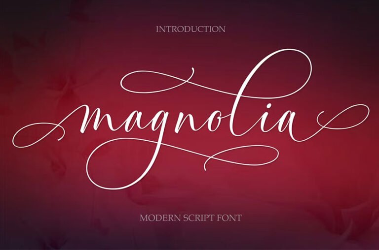 Magnolia Font - FreeDaFonts