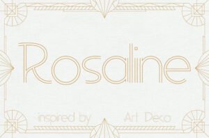 Rosaline Font - FreeDaFonts