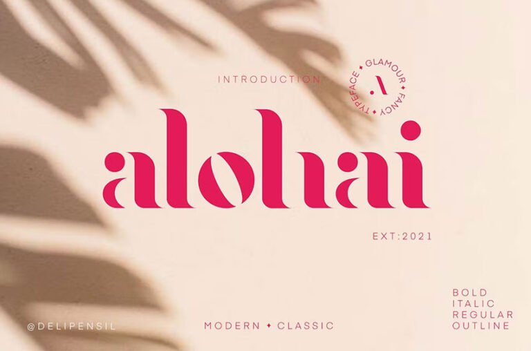 Alohai Font - FreeDaFonts