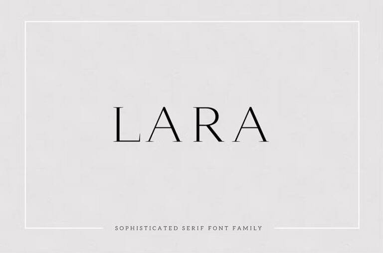 Lara Font - FreeDaFonts