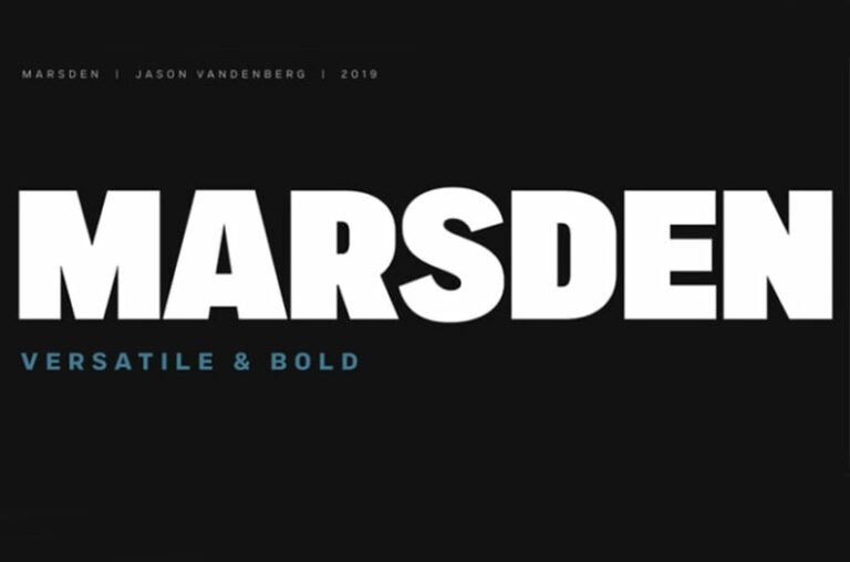 Marsden Font Family - FreeDaFonts