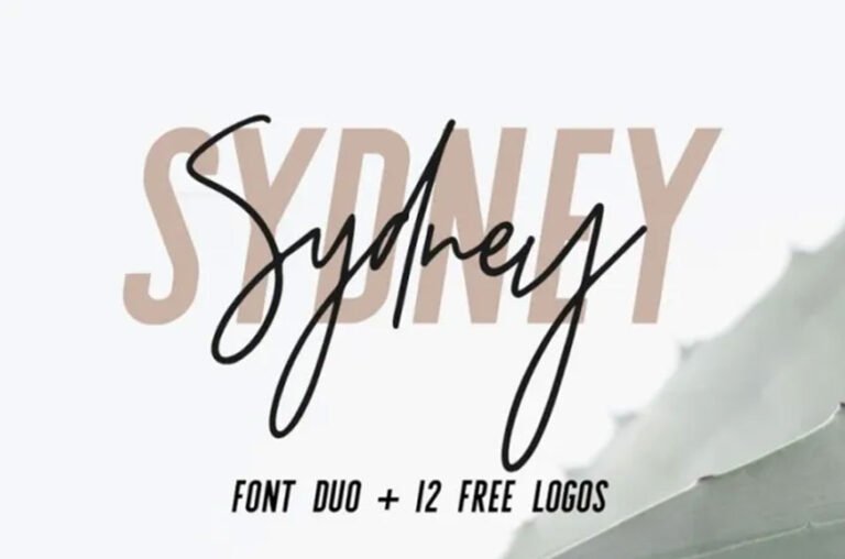 Sydney Font - FreeDaFonts