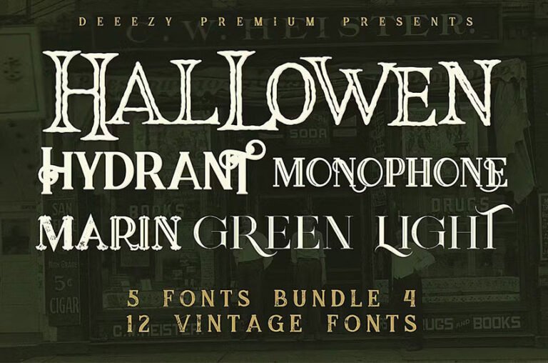 5 Fonts Bundle 4 Font - FreeDaFonts