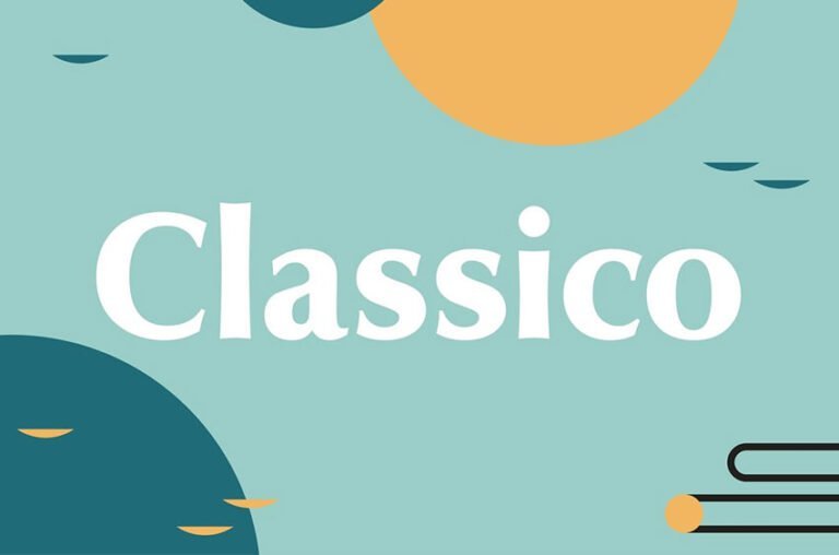 Classico Font - FreeDaFonts