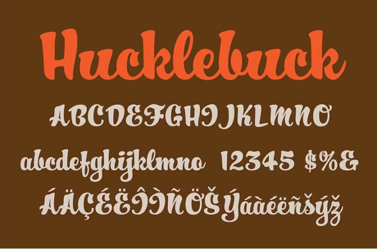 Hucklebuck Font - FreeDaFonts