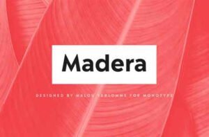 Madera Font - FreeDaFonts