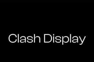 Clash Display Font Family - FreeDaFonts