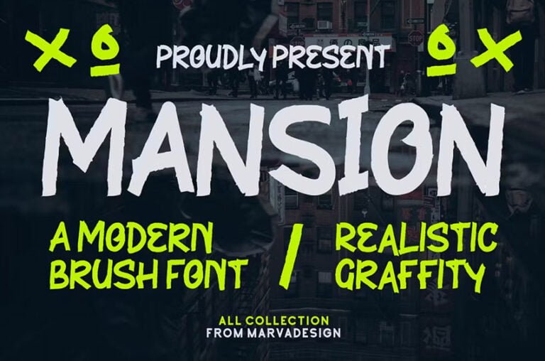 Mansion Font - FreeDaFonts