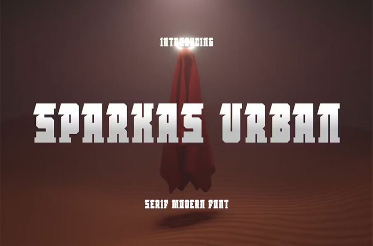 Sparkas Urban Font - FreeDaFonts