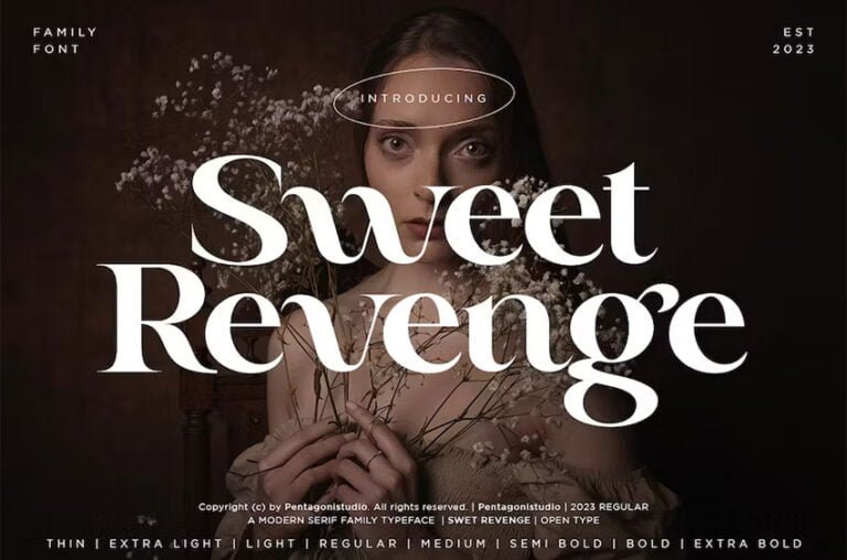 Sweet Revenge Font - FreeDaFonts