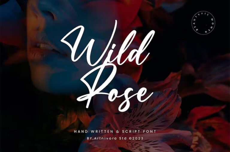 Wild Rose Font - FreeDaFonts