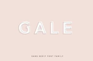 Gale Font - FreeDaFonts