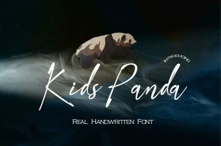 Kids Panda Font - FreeDaFonts