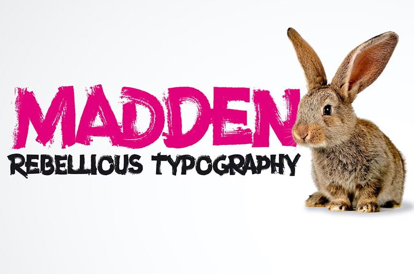 Madden Rebellious Font - FreeDaFonts