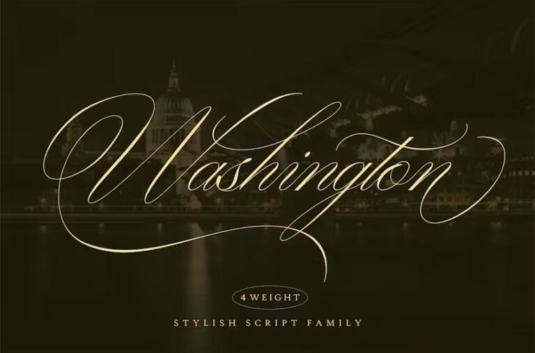 Washington Font - FreeDaFonts