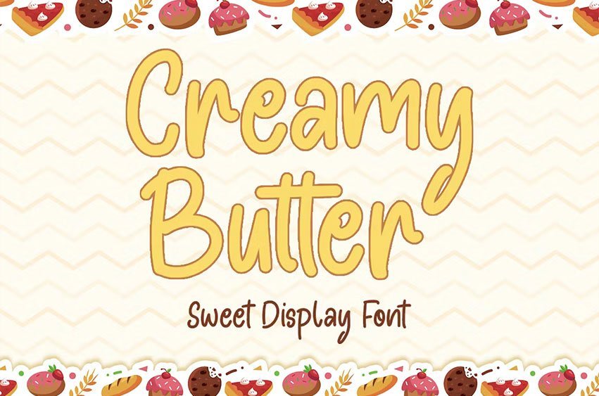 Creamy Butter Font - FreeDaFonts