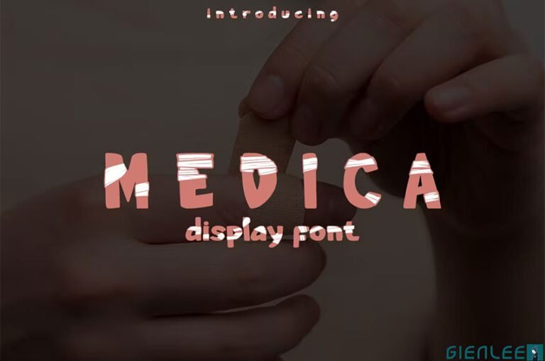 Medica Font - FreeDaFonts
