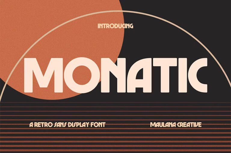 Monatic Font - FreeDaFonts