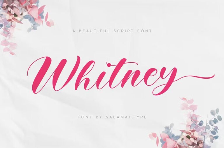 Whitney Font - FreeDaFonts