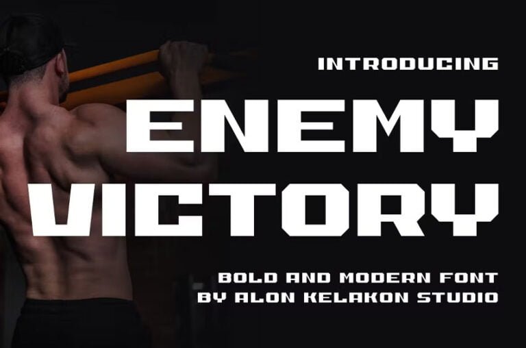 Enemy Victory Font - FreeDaFonts