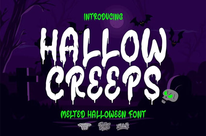 Hallow Creeps Font - FreeDaFonts