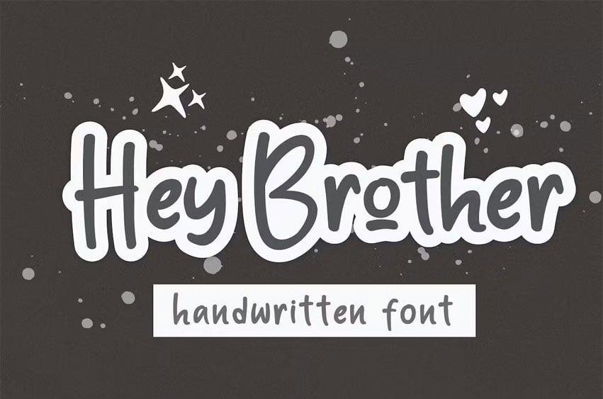 Hey Brother Font - FreeDaFonts