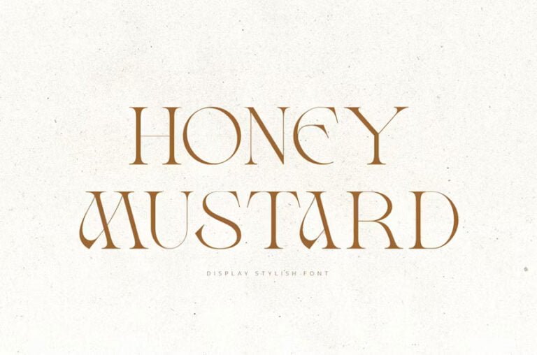 Honey Mustard Font - FreeDaFonts