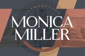 Monica Miller Font - FreeDaFonts