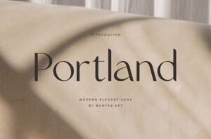 Portland Font - FreeDaFonts