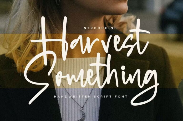 Harvest Something Font - FreeDaFonts