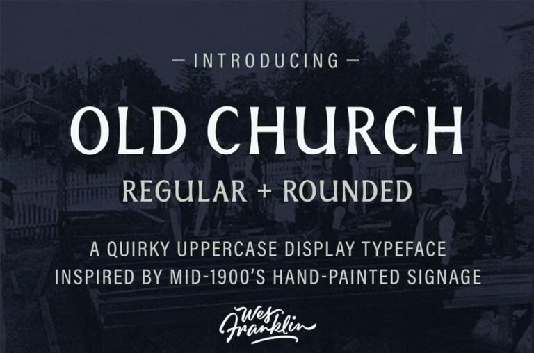 Old Church Font - FreeDaFonts