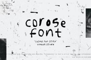 Corose Font - FreeDaFonts