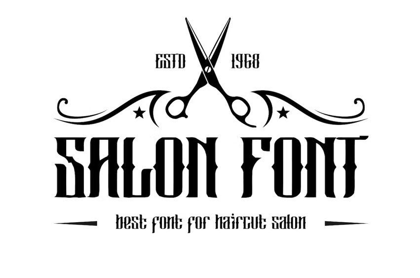 Salon Font - FreeDaFonts