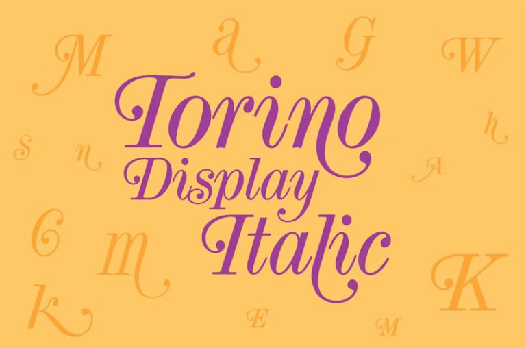 Torino Font - FreeDaFonts