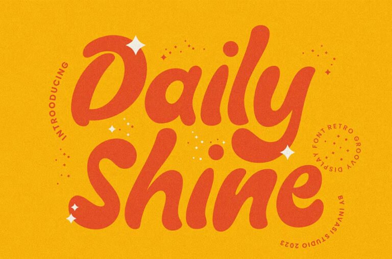 Daily Shine Font - FreeDaFonts