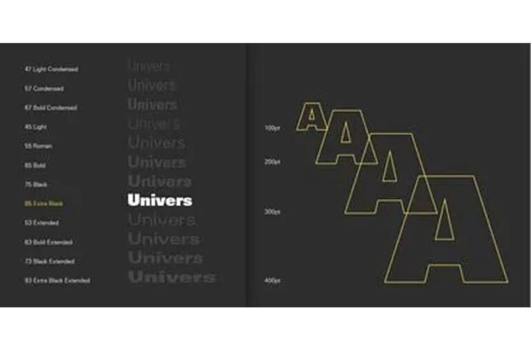Univers Typographic Font - FreeDaFonts