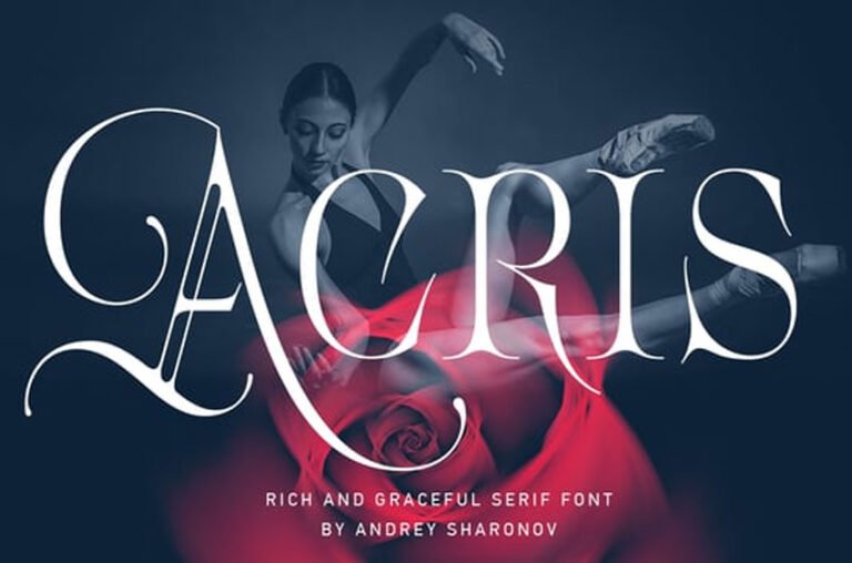 Acris Font - FreeDaFonts