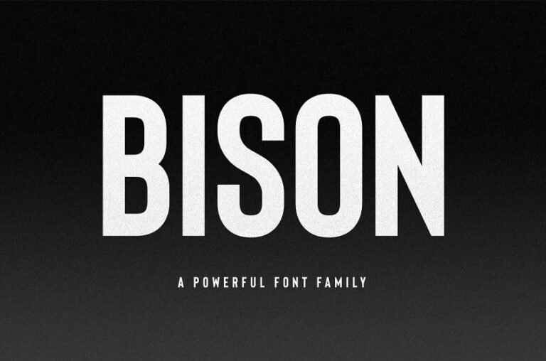 Bison Font - FreeDaFonts