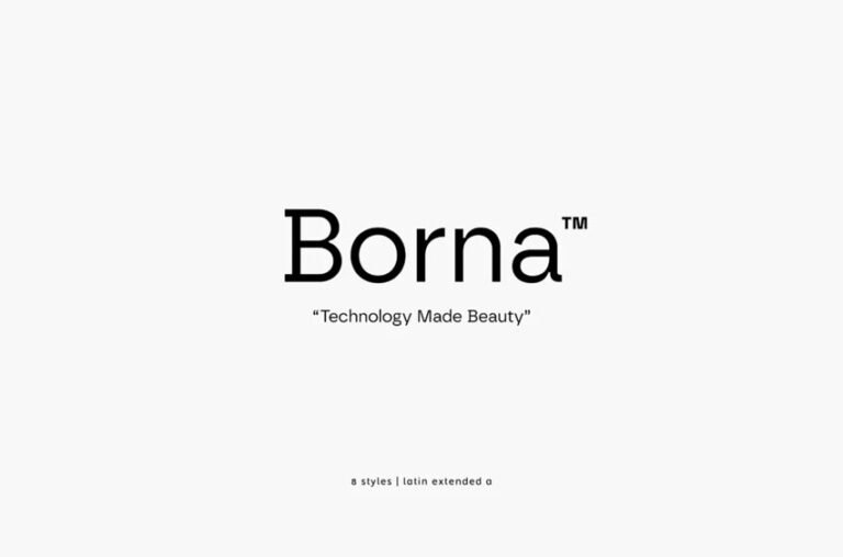 Borna Font - FreeDaFonts