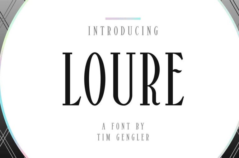 Loure Font - FreeDaFonts