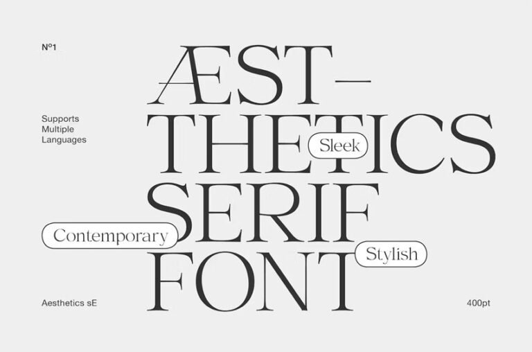 Aesthetic sE Font - FreeDaFonts
