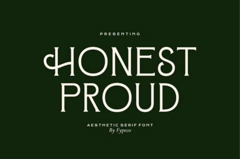 Honest Proud Font - FreeDaFonts