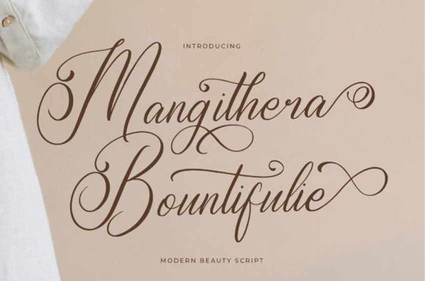 Mangithera Bountifulie Font - FreeDaFonts