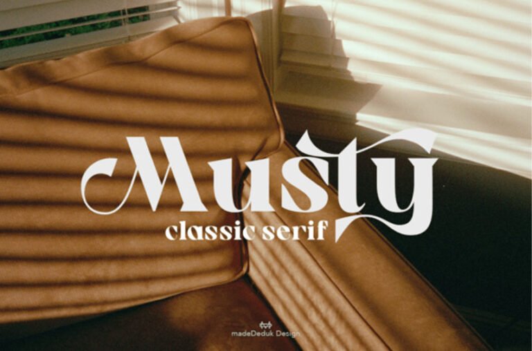 Musty Font - FreeDaFonts